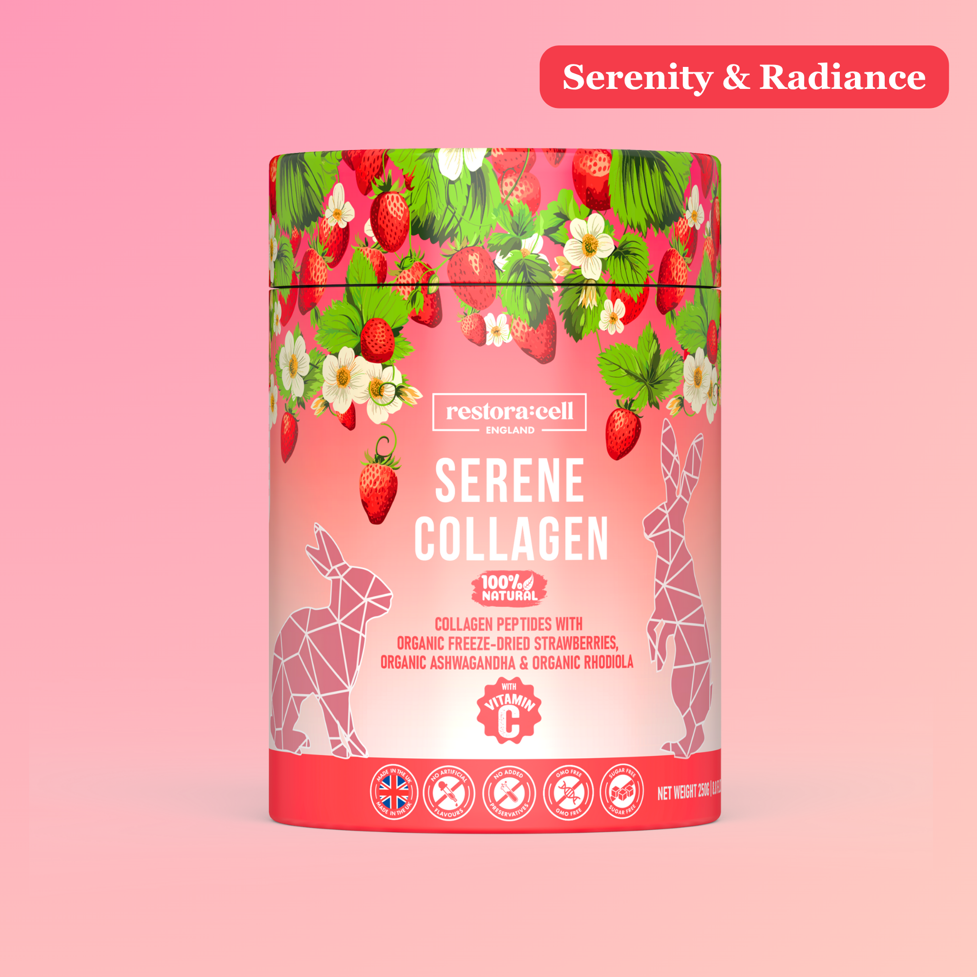 Restora:cell Serene Collagen – Collagen + Ashwagandha & Rhodiola ...